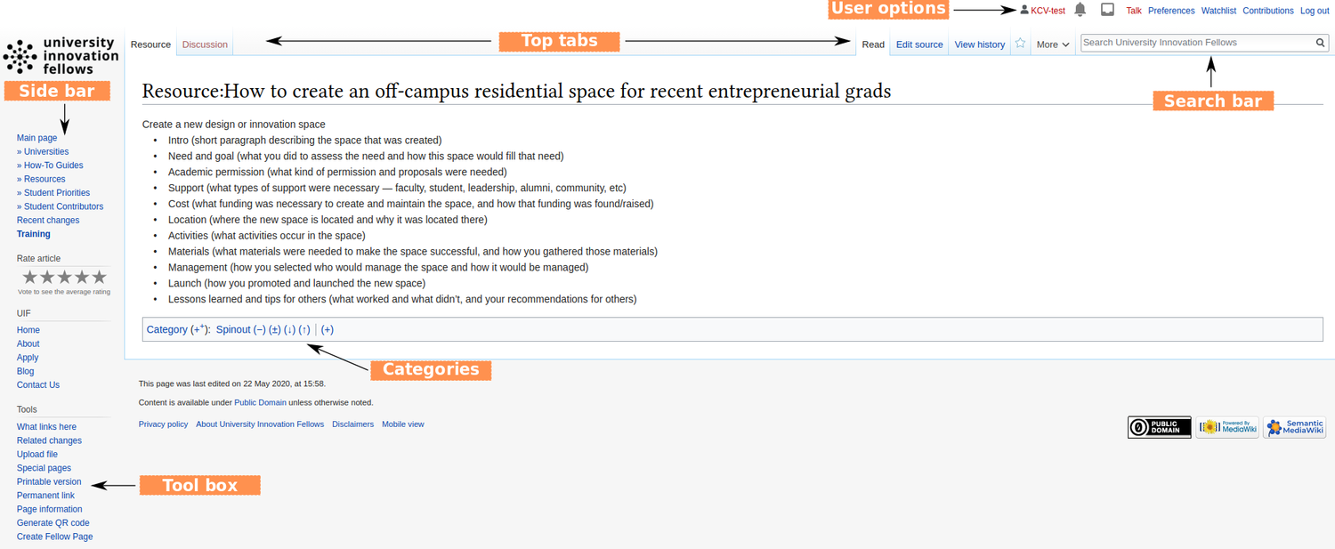 Navigation - University Innovation Fellows